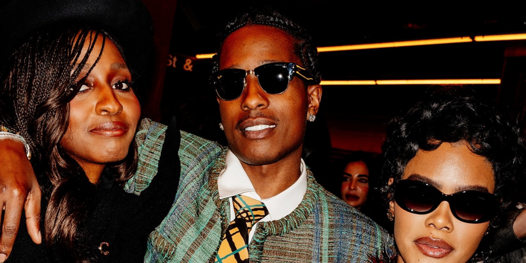 ASAP Rocky was seen wearing Ray-Ban Mega Clubmaster RB 0316S 6826/J5 ...