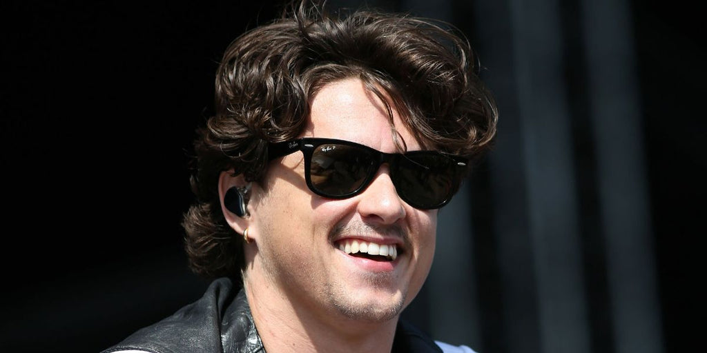 Singer-songwriter Bradley Simpson was seen wearing the iconic black Ray ...