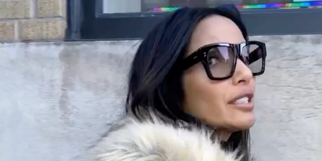 Padma Lakshmi was seen wearing ink swirl Dita Creator 19004 PHC Limited ...