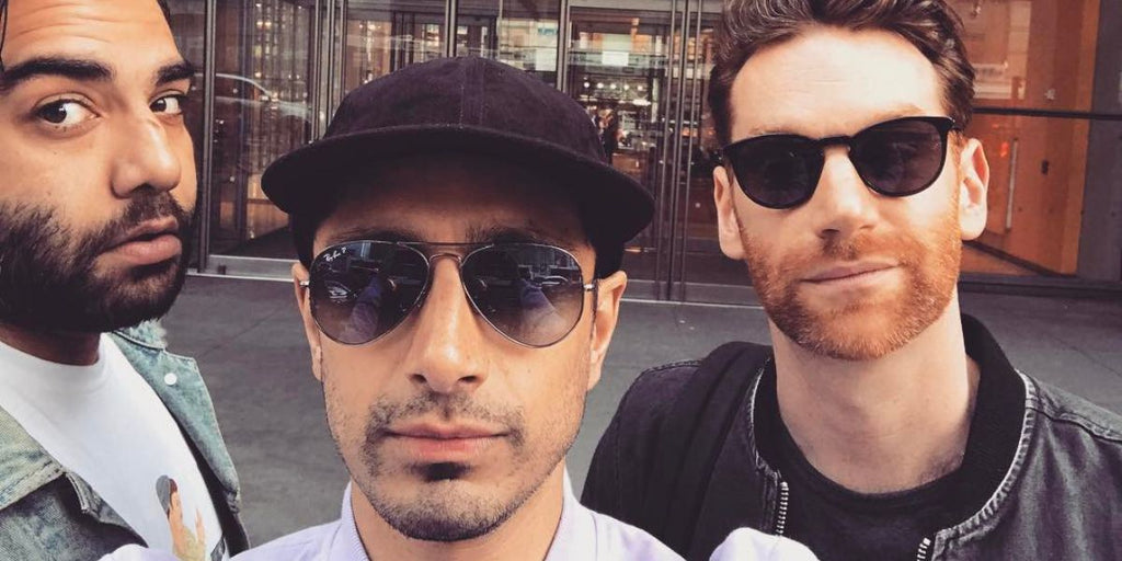 Riz Ahmed, pictured with fellow Swet Shop Boys members Heems and ...