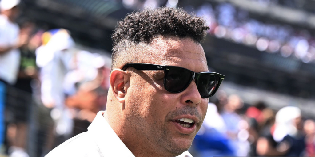 Brazilian football legend Ronaldo Nazario was seen wearing the iconic ...