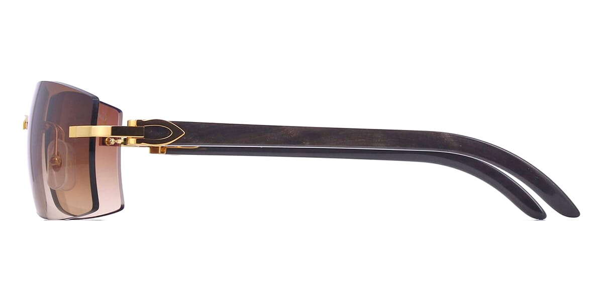 Cartier Buffalo Horn CT0021RS 001 2JT Sunglasses