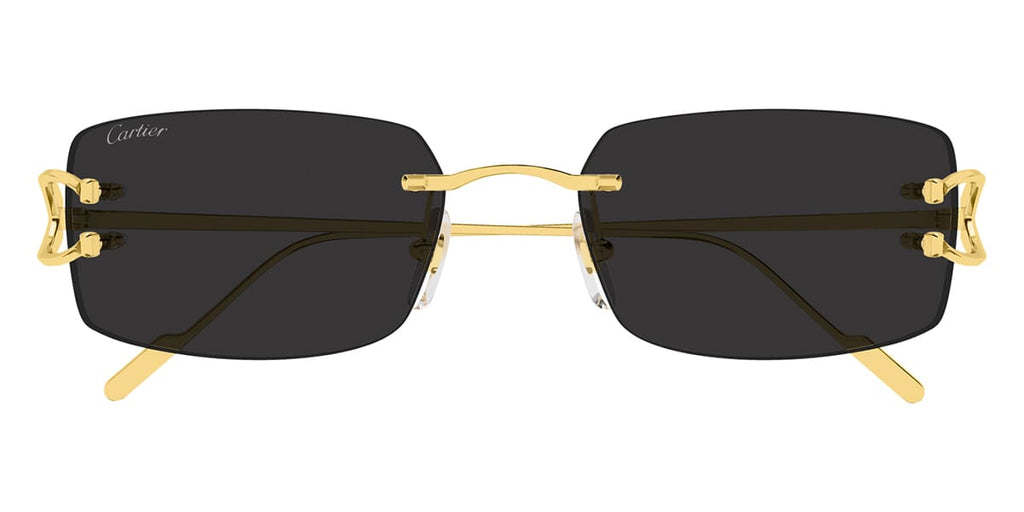Cartier CT0605S 001 Solid 18k Gold Sunglasses