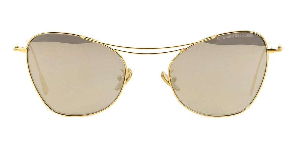 Cutler and Gross 1307 GPL-02 Gold Sunglasses