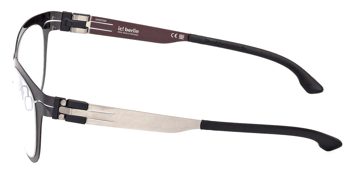 ic! Berlin FLX_07 Raw Night with Shiny Graphite Bordeaux