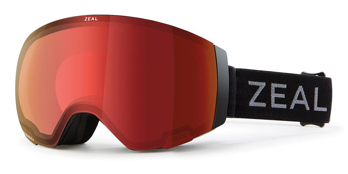 Zeal Ski Mask Portal Dark Night Red 11493 Photochromic Polarised with ...