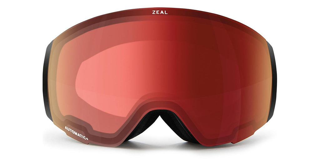 Zeal Ski Mask Portal Dark Night Red 11493 Photochromic Polarised with ...