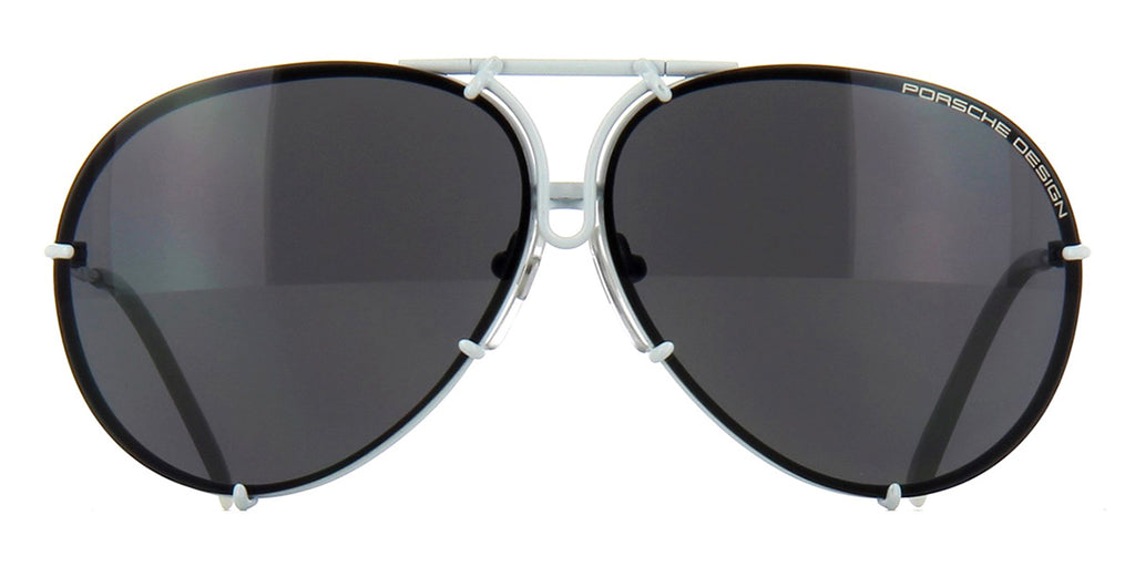 porsche design 8478 p interchangeable lenses dark grey silver